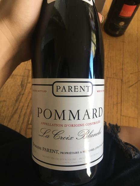 2015 Domaine Parent Pommard La Croix Blanche, France, Burgundy, Côte de ...