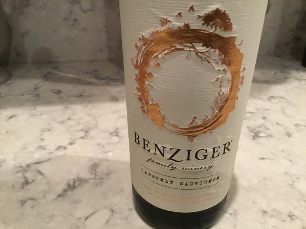 2017 Benziger Family Winery Cabernet Sauvignon, USA, California, Sonoma ...