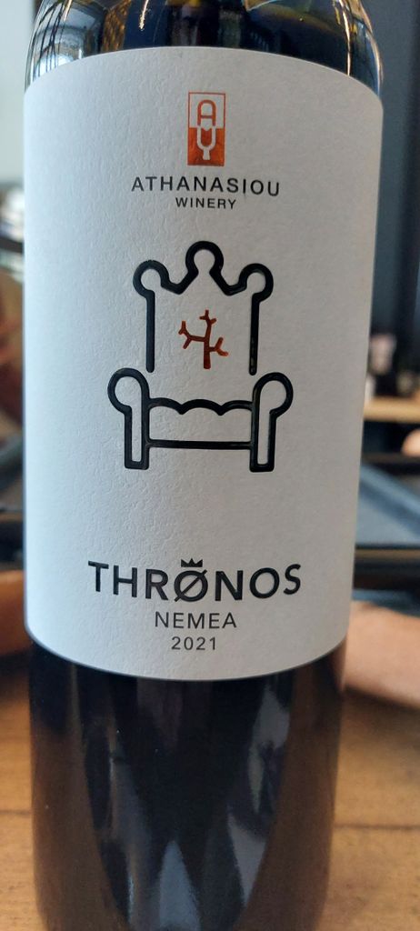 2021 Athanasiou Agiorgitiko Thronos, Greece, Peloponnisos, Nemea - CellarTracker