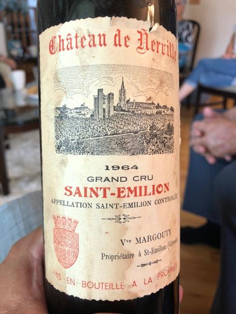 1964 De Nerville, France, Bordeaux, Libournais, St. Émilion - CellarTracker
