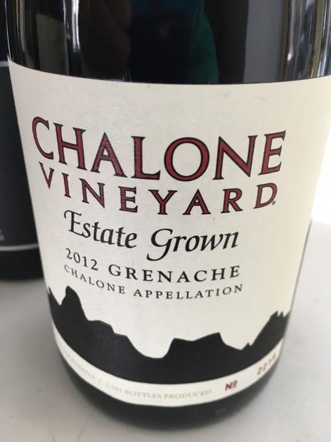 2012 Chalone Vineyard Grenache, USA, California, Central Coast, Chalone ...