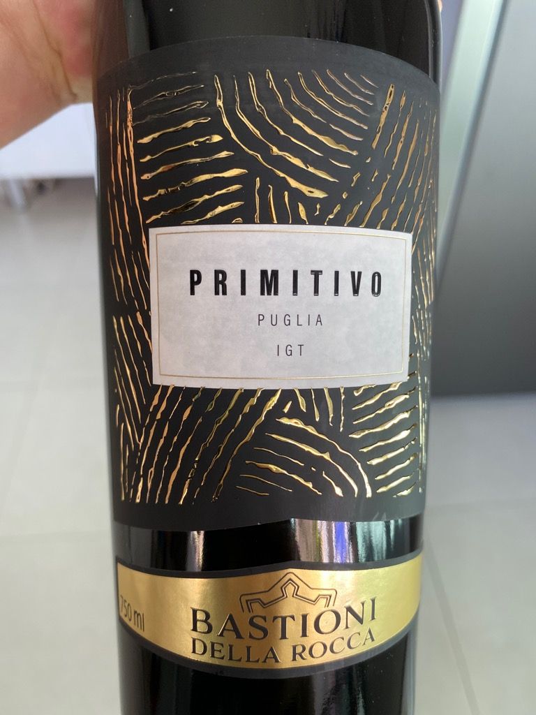 2020 Bastioni della Rocca Primitivo Puglia IGT, Italy, Puglia, Puglia ...