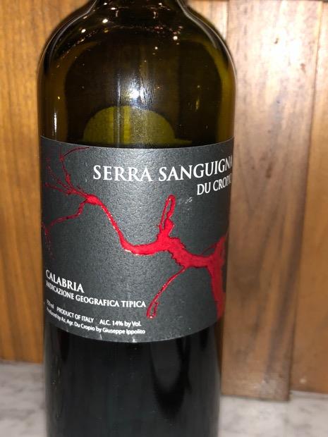 2013 Aziende Agricola Du Cropio Serra Sanguigna Calabria IGT, Italy ...