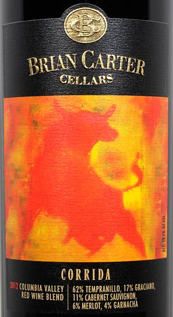 2012 Brian Carter Cellars Corrida, USA, Washington, Columbia Valley ...