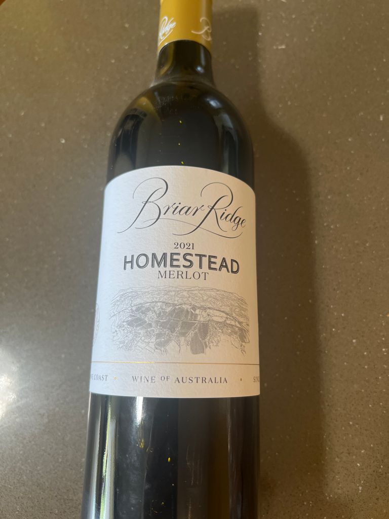 2021 Briar Ridge Vineyards Merlot Homestead, Australia, South Australia ...