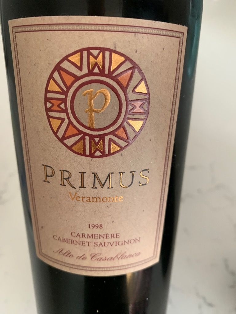 1998 Primus The Blend, Chile, Rapel Valley, Colchagua Valley, Apalta ...