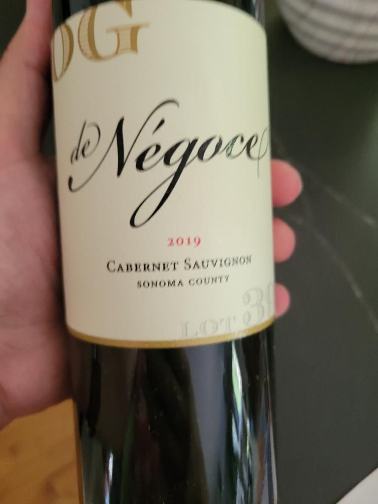 2019 de Négoce Cabernet Sauvignon OG N.399, USA, California, Sonoma ...