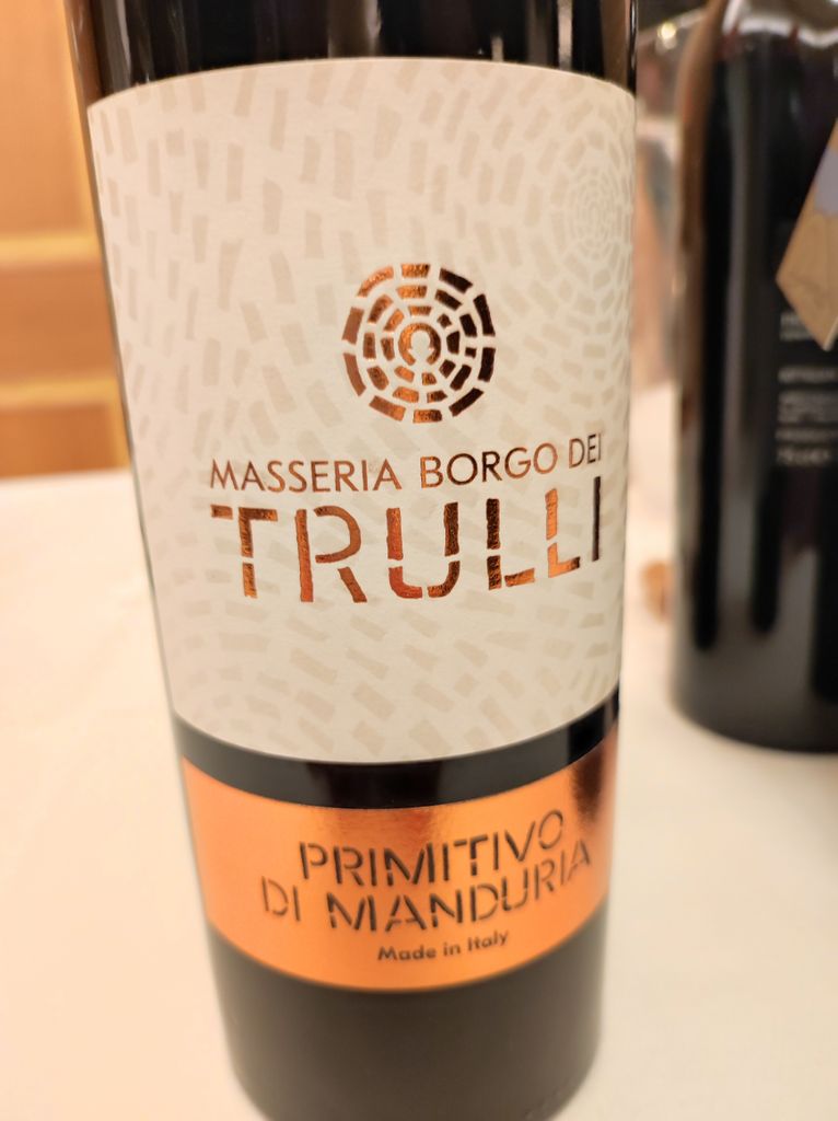 2020 Masseria Borgo dei Trulli Primitivo, Italy, Puglia, Primitivo di ...