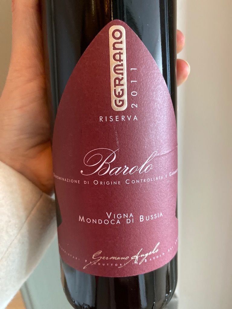 2012 Germano Angelo Barolo Mondoca di Bussia, Italy, Piedmont, Langhe ...