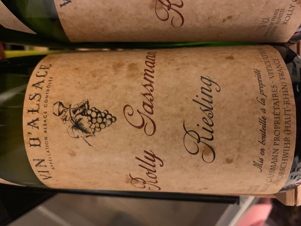 2014 Rolly Gassmann Riesling Pflaenzerreben de Rorschwihr, France ...