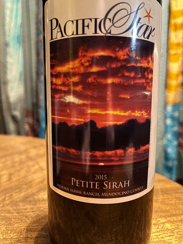 2015 Pacific Star Petite Sirah Hidden Hawk Ranch, USA, California ...