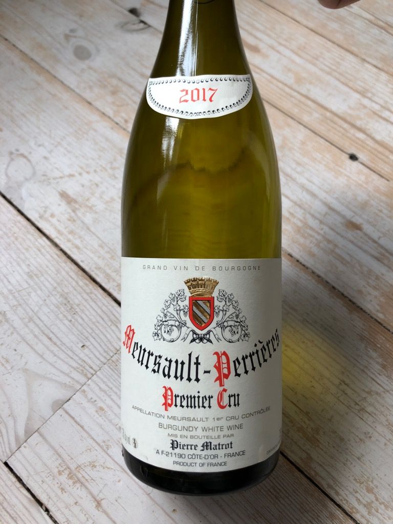 2017 Domaine Matrot Meursault 1er Cru Les Perrières, France, Burgundy ...
