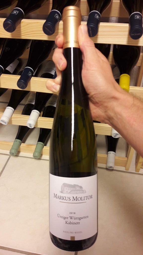 2016 Markus Molitor Ürziger Würzgarten Riesling Kabinett (Golden ...