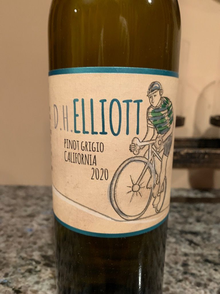 2020 D.H. Elliott Pinot Grigio, USA, California - CellarTracker