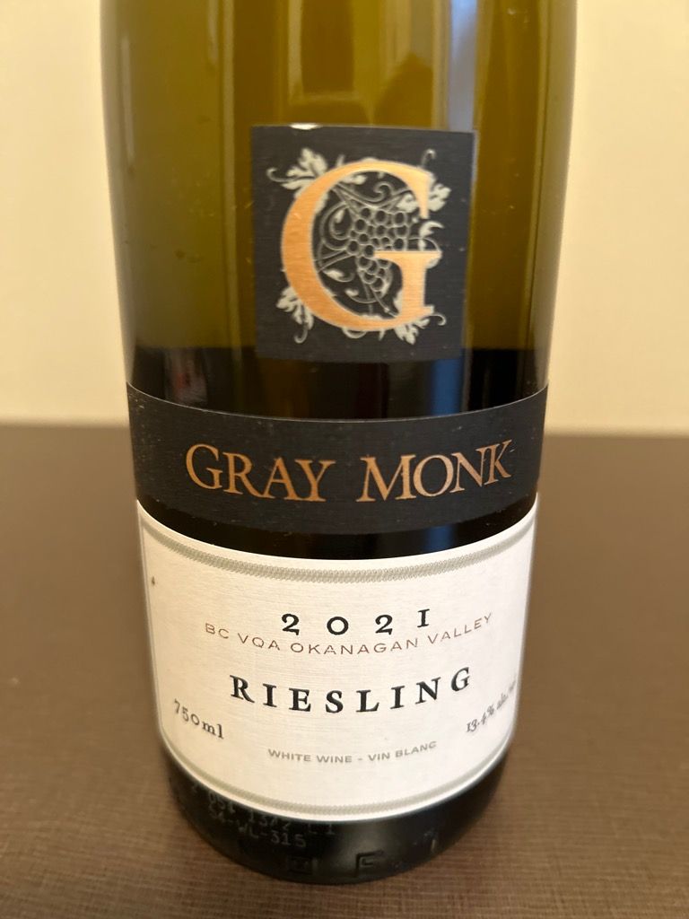 2021 Gray Monk Estate Winery Pinot Gris, Canada, British Columbia ...