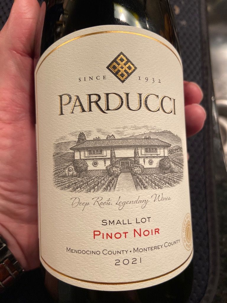 2022 Parducci Pinot Noir Small Lot, USA, California - CellarTracker