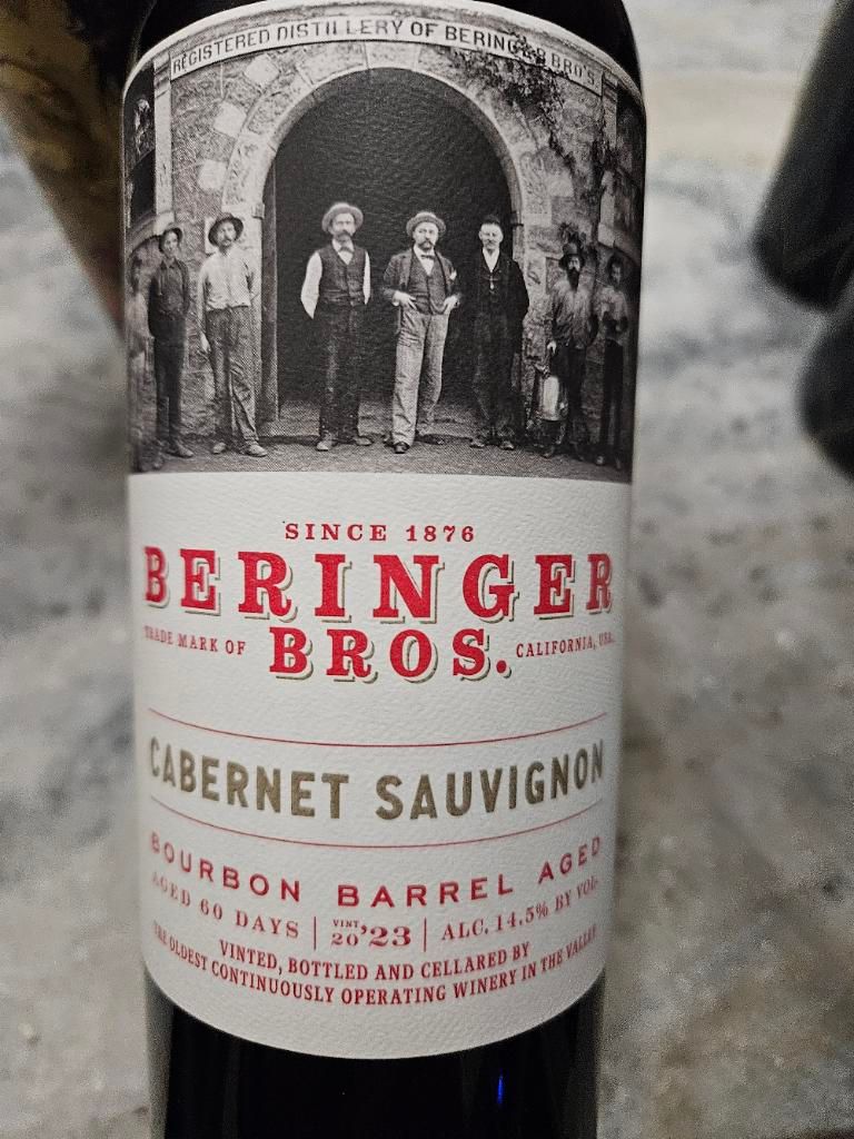 2023 Beringer Bros. Cabernet Sauvignon Bourbon Barrel Aged, USA, California - CellarTracker