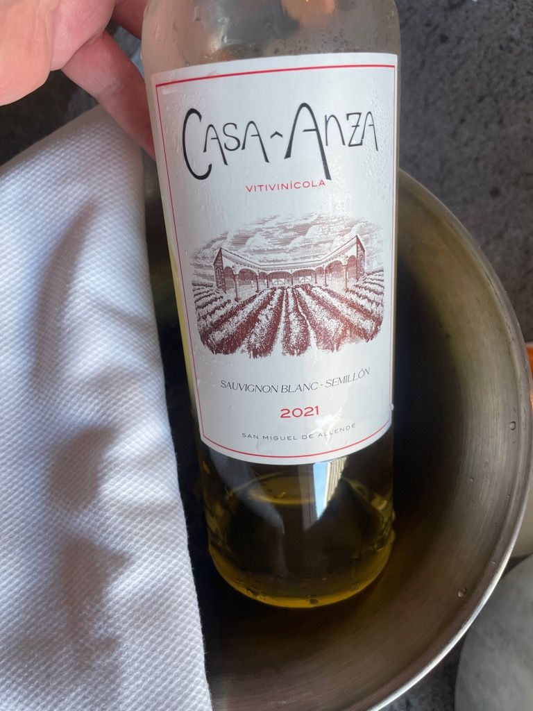 2020 Casa Anza Sauvignon Blanc Sémillon, Mexico, Guanajuato, San Miguel ...