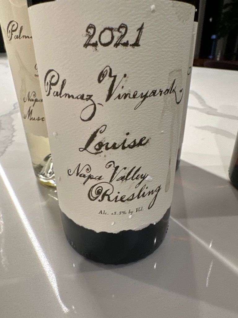 2022 Palmaz Vineyards Riesling Louise, USA, California, Napa Valley ...