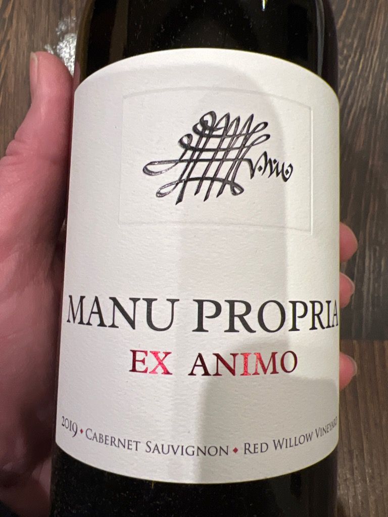 2019 Manu Propria Ex Animo Red Willow Vineyard, USA, Washington ...