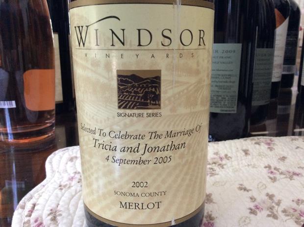 2002 Windsor Vineyards Merlot Signature Series Sonoma County, USA ...