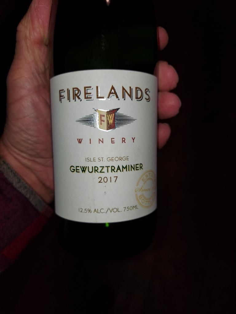 2021 Firelands Winery Gewürztraminer, USA, Ohio, Isle St. George ...