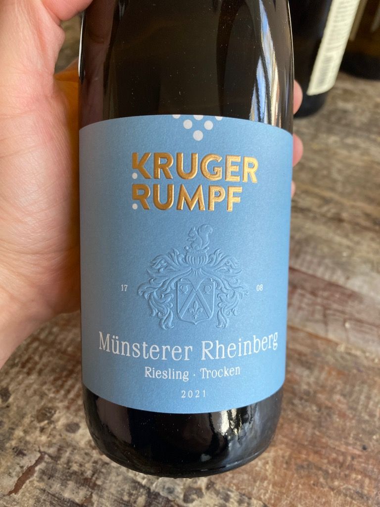 2020 Kruger-Rumpf Münsterer Rheinberg Riesling trocken, Germany, Nahe - CellarTracker
