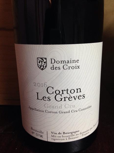 2016 Domaine des Croix Corton-Grèves, France, Burgundy, Côte de Beaune, Corton Grand Cru ...