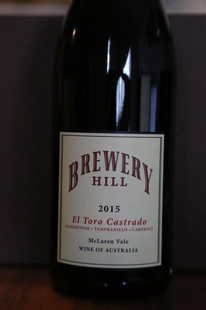 2015 Brewery Hill El Toro Castrado, Australia, South Australia ...