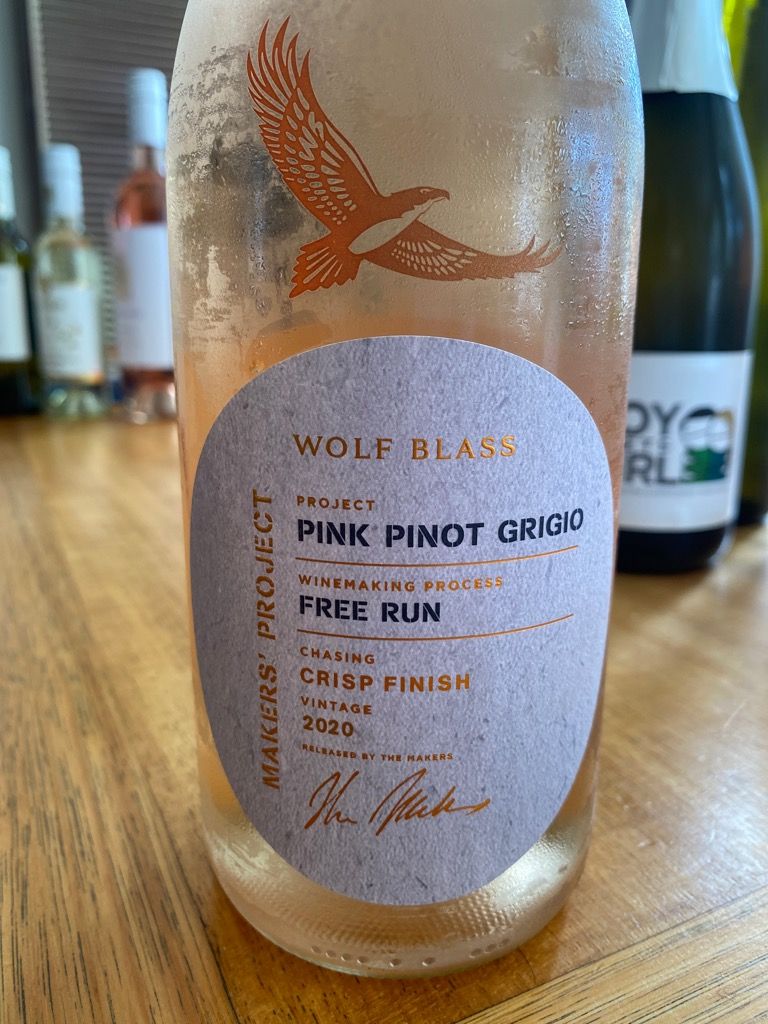 2022 Wolf Blass Makers' Project Pink Pinot Grigio, Australia, South ...