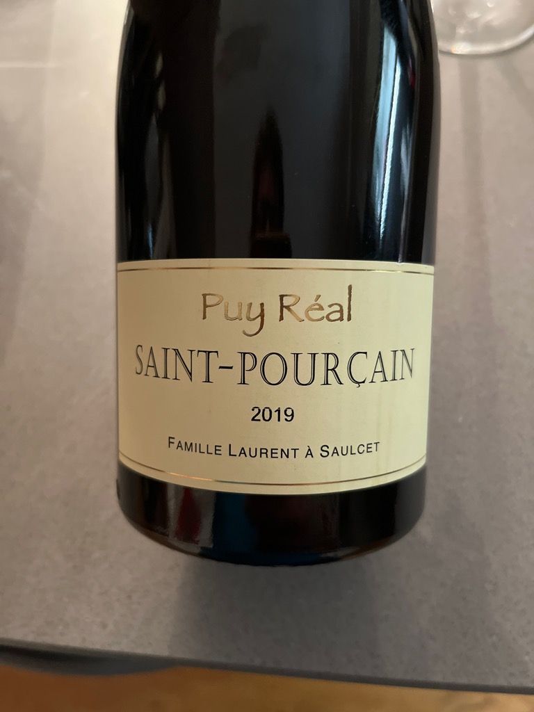 2019 Famille Laurent Saint Pourçain Puy Real, France, Loire Valley ...