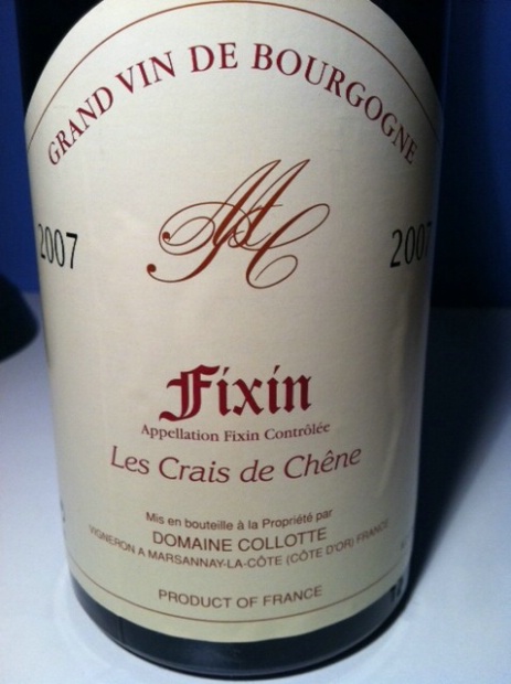 2006 Domaine Collotte Fixin Les Crais de Chene, France, Burgundy, Côte ...