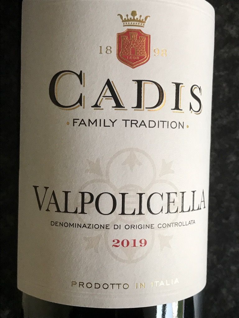 2020 Cantina di Soave Valpolicella Cadís, Italy, Veneto, Valpolicella ...