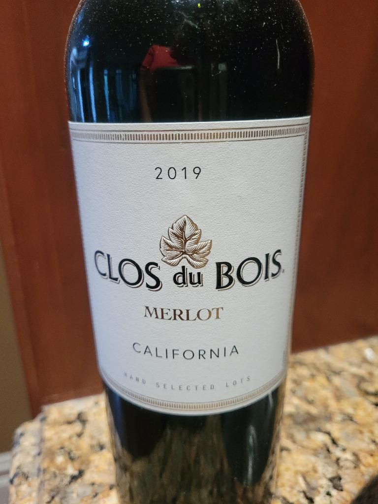2019 Clos du Bois Merlot California, USA, California - CellarTracker