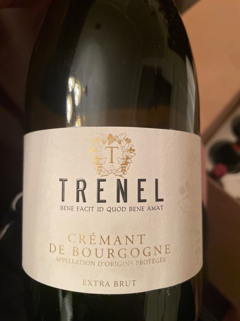 NV Trénel Fils Crémant de Bourgogne Extra Brut, France, Burgundy ...