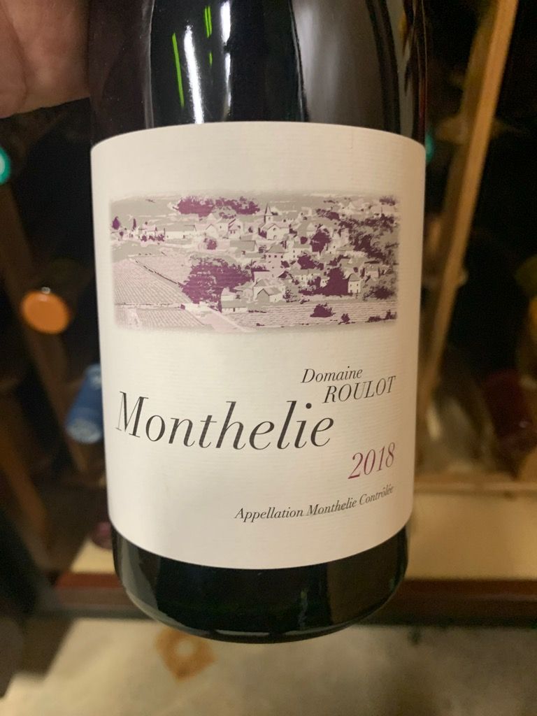 2018 Domaine Roulot Monthélie, France, Burgundy, Côte de Beaune ...