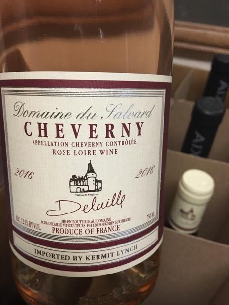 2016 Domaine du Salvard Cheverny Rosé, France, Loire Valley, Touraine ...