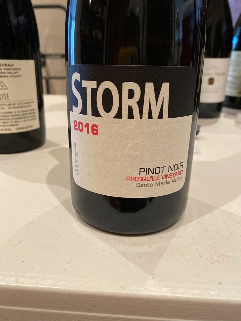 2021 Noble Storm Pinot Noir, USA, California, Central Coast, Santa ...