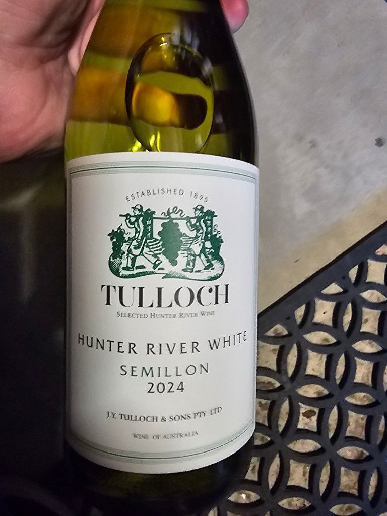 2024 Tulloch Sémillon Hunter River White, Australia, New South Wales ...