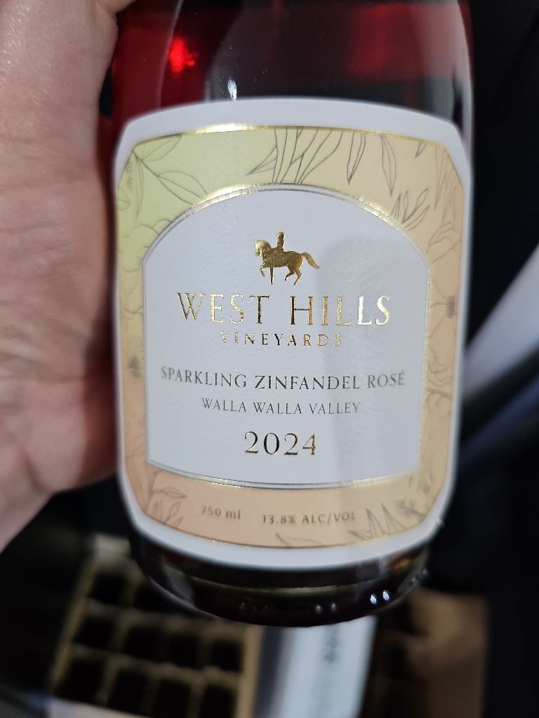 2024 West Hills Vineyards Zinfandel Sparkling Rosé, USA, Oregon ...