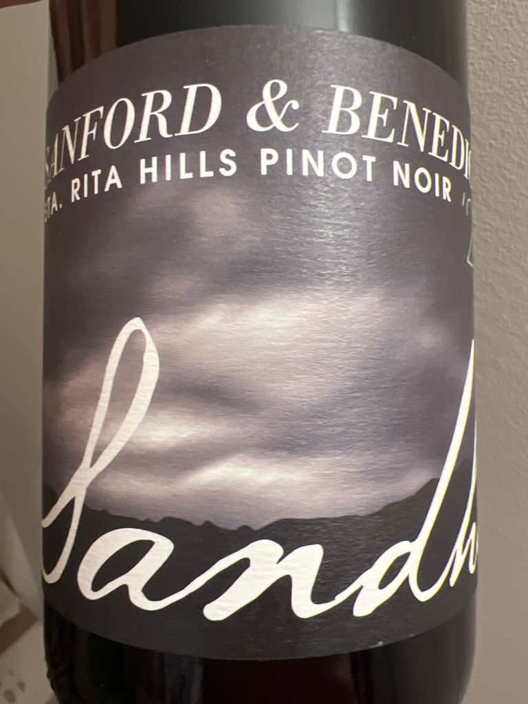 2020 Sandhi Wines Pinot Noir Sanford & Benedict Vineyard, USA ...