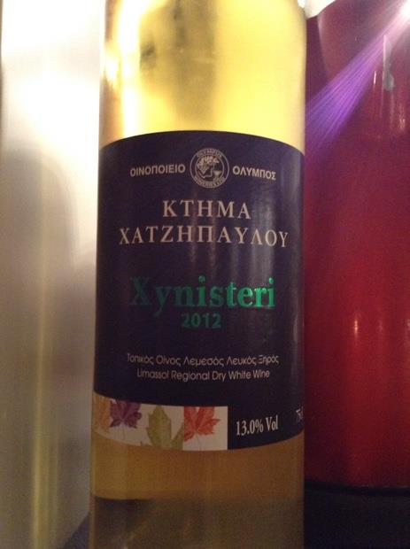 2013 ETKO Xynisteri Olympus winery, Cyprus, Limassol - CellarTracker