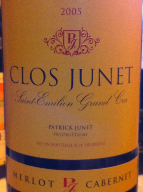 2005 Clos Junet, France, Bordeaux, Libournais, St. Émilion Grand Cru ...