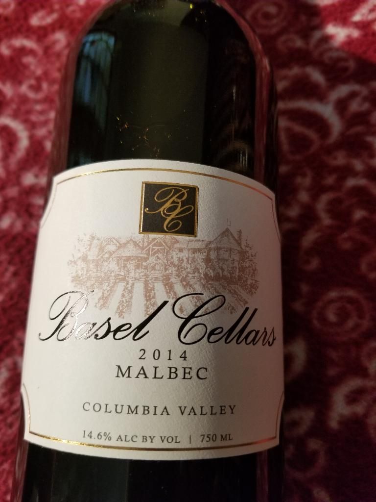 2014 Basel Cellars Malbec, USA, Washington, Columbia Valley - CellarTracker