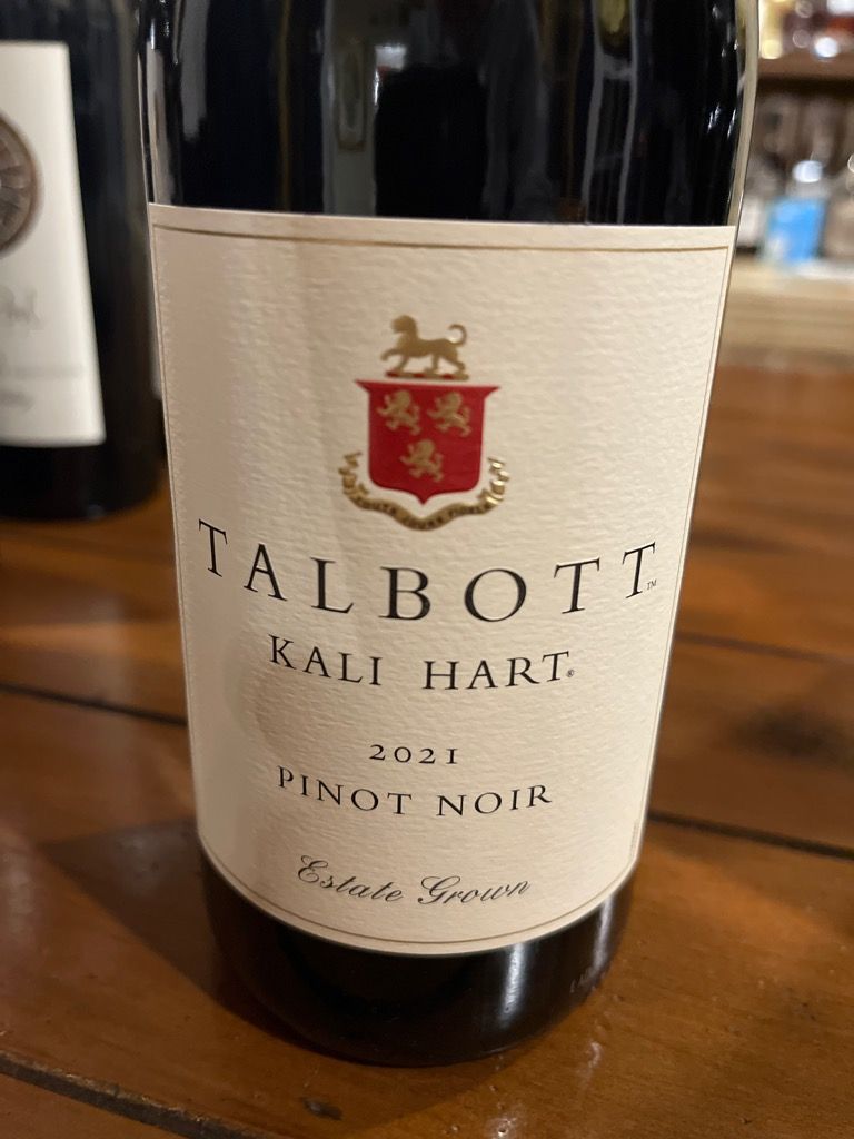 2021 Talbott Pinot Noir Kali Hart, USA, California, Central Coast ...
