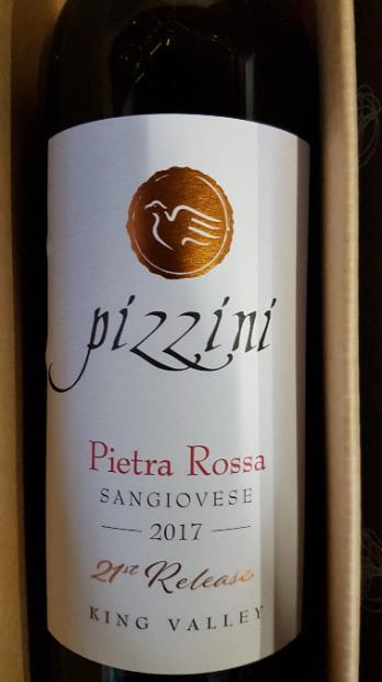 2017 Pizzini Sangiovese Pietra Rossa, Australia, Victoria, North East ...