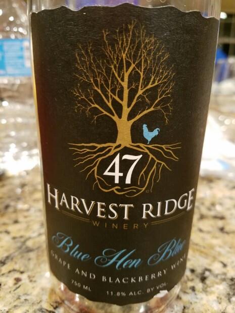NV Harvest Ridge Blackberry Blue Hen Blue, USA, Delaware - CellarTracker