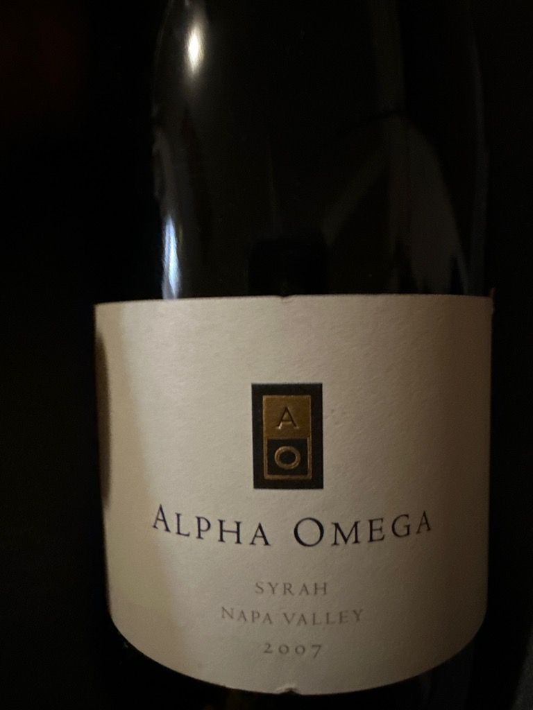 2011 Alpha Omega Syrah, USA, California, Napa Valley - CellarTracker