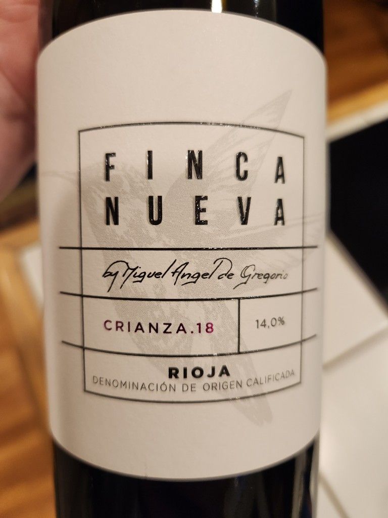 2018 Finca Nueva Rioja Crianza, Spain, La Rioja, Rioja - CellarTracker