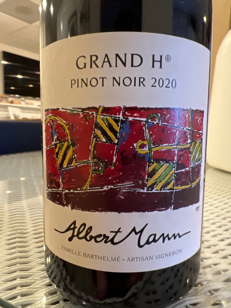 2020 Albert Mann Pinot Noir Grand H, France, Alsace - CellarTracker